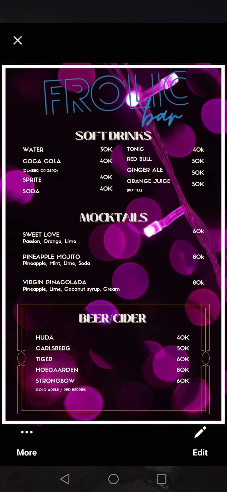 FROLIC BAR - FROLIC’S BOYS NIGHT - CHILL Vietnam