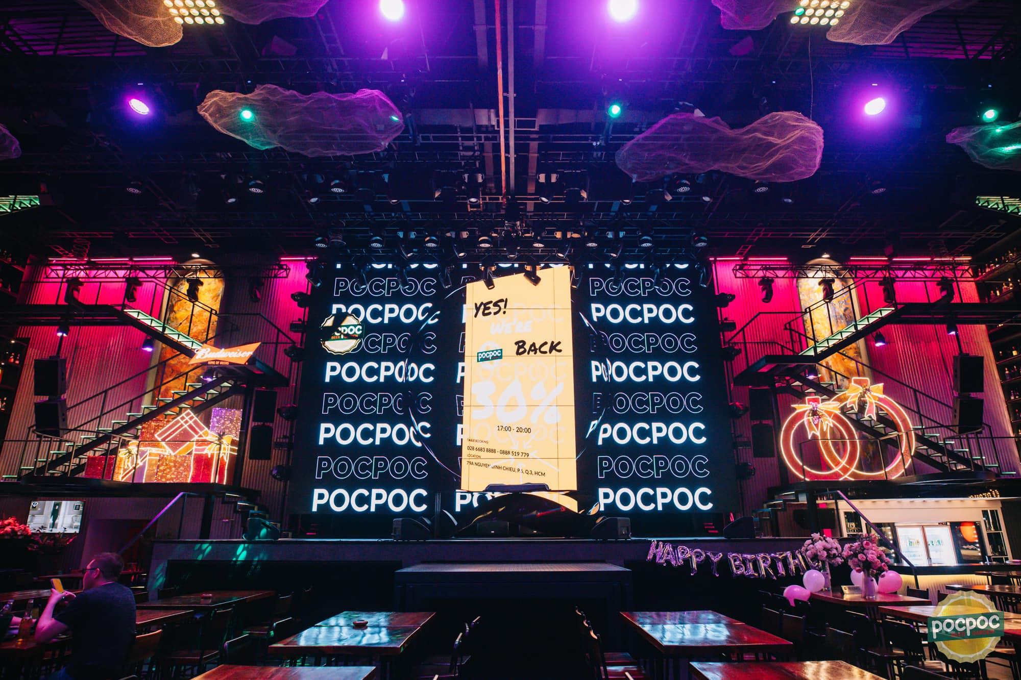 Poc Poc Beer Garden diện tích khủng 1000 mét vuông-Bar & Dining | CHILL ...